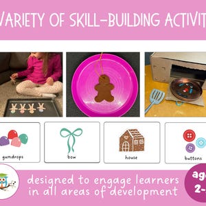 Gingerbread Preschool Unit | Toddler Winter Lesson Plans | Christmas ...
