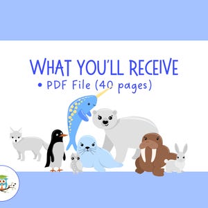 Arctic Animals Preschool Curriculum: Winter Theme Activities (printable ...