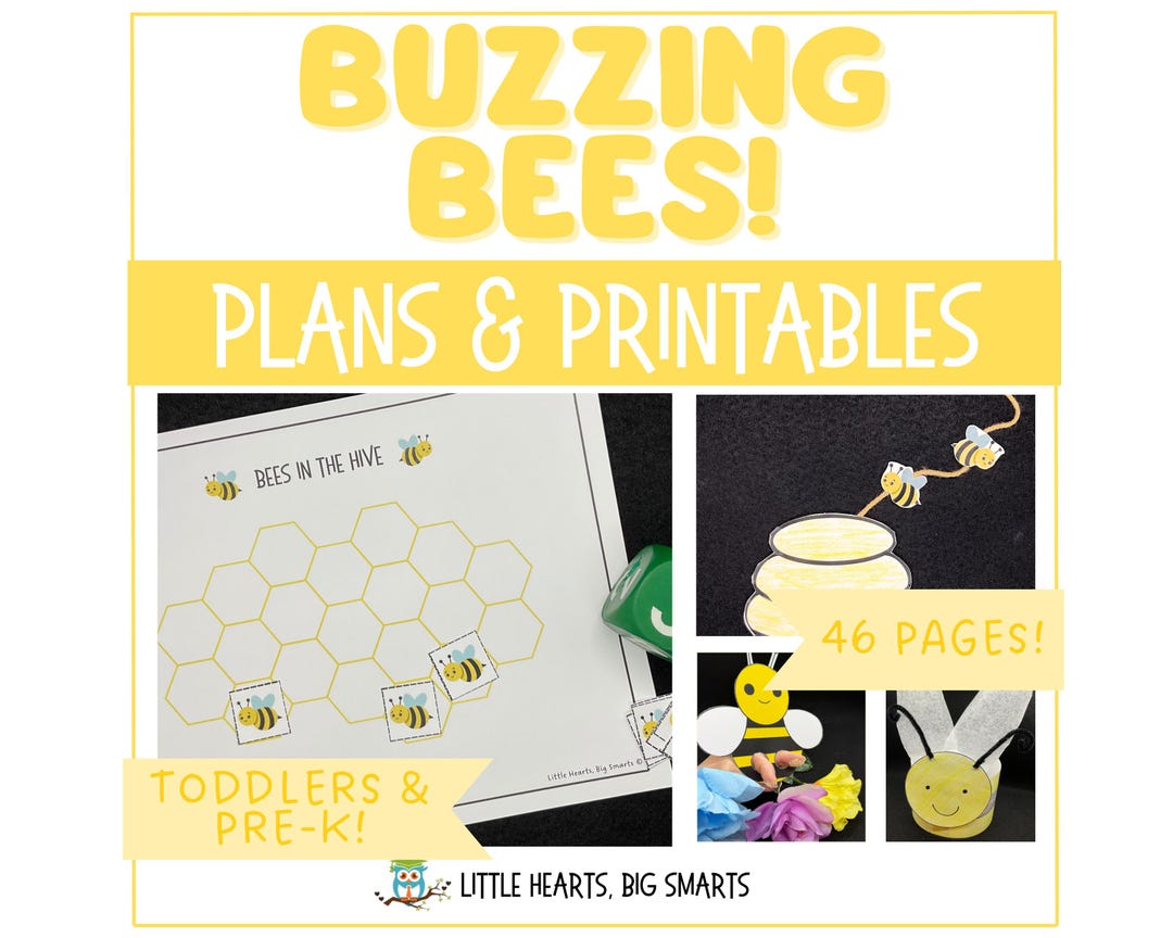 Bees Preschool Lesson Plans | Toddler Bug Activities | Buzzing Bees ...