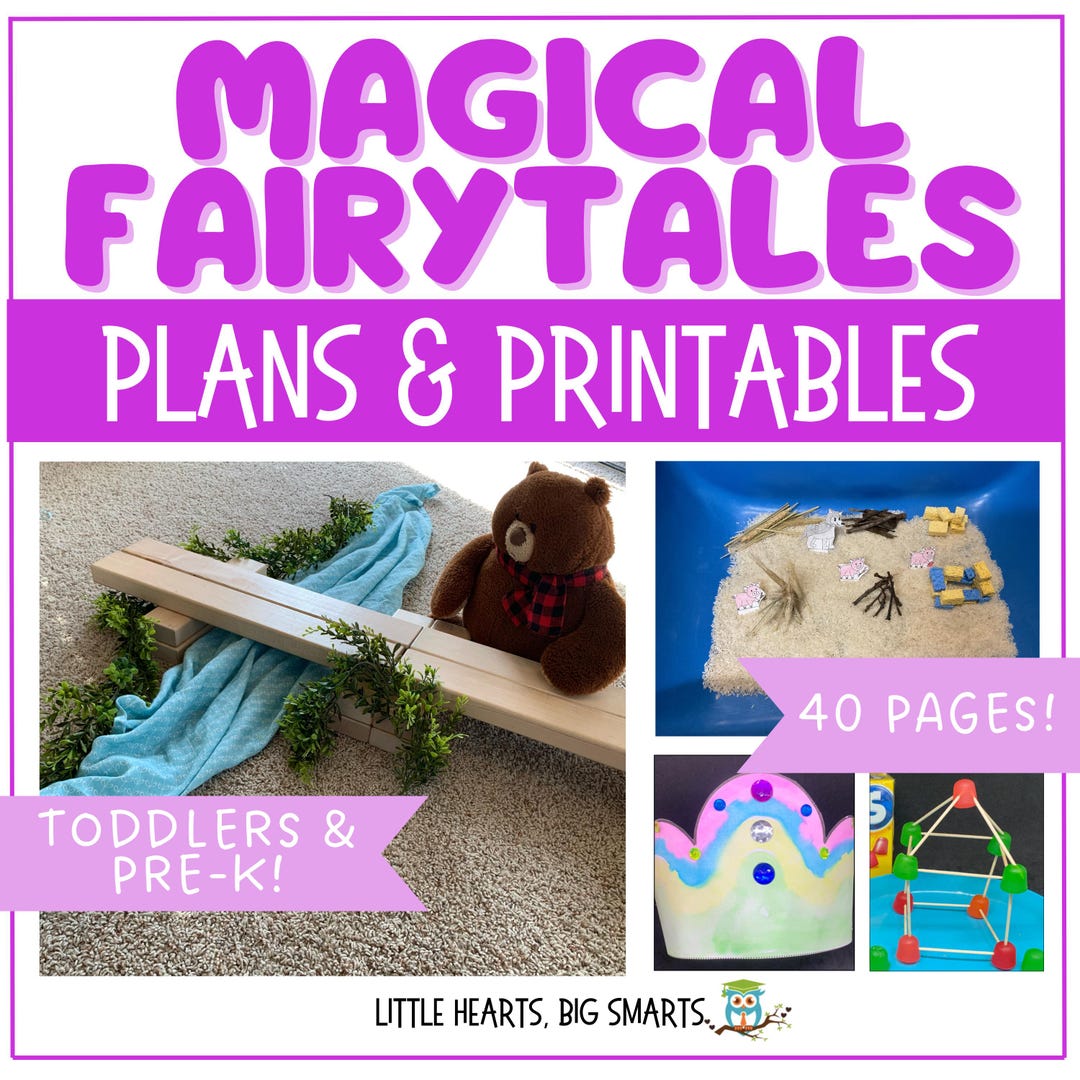 Fairytale Stories Pre-k Activities Book-focused Homeschool Curriculum ...