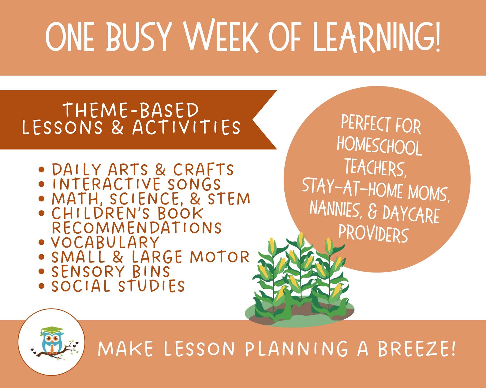 Harvest Time Preschool Curriculum: Fall Learning Activities & Farm ...