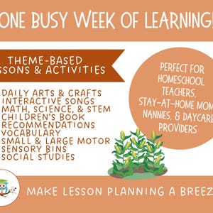 Harvest Time Preschool Curriculum: Fall Learning Activities & Farm ...