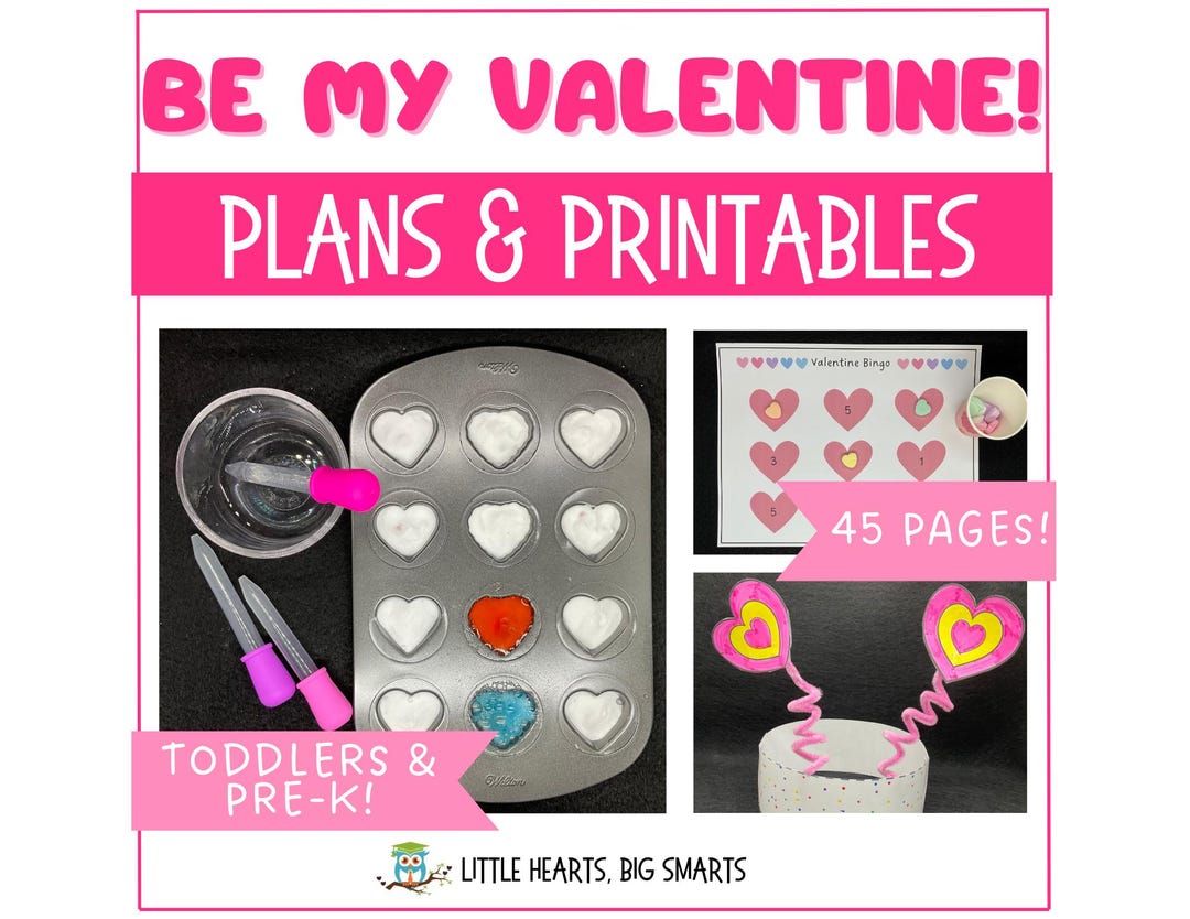 Valentine’s Day Preschool Activities | Toddler Lesson Plans | Hearts ...