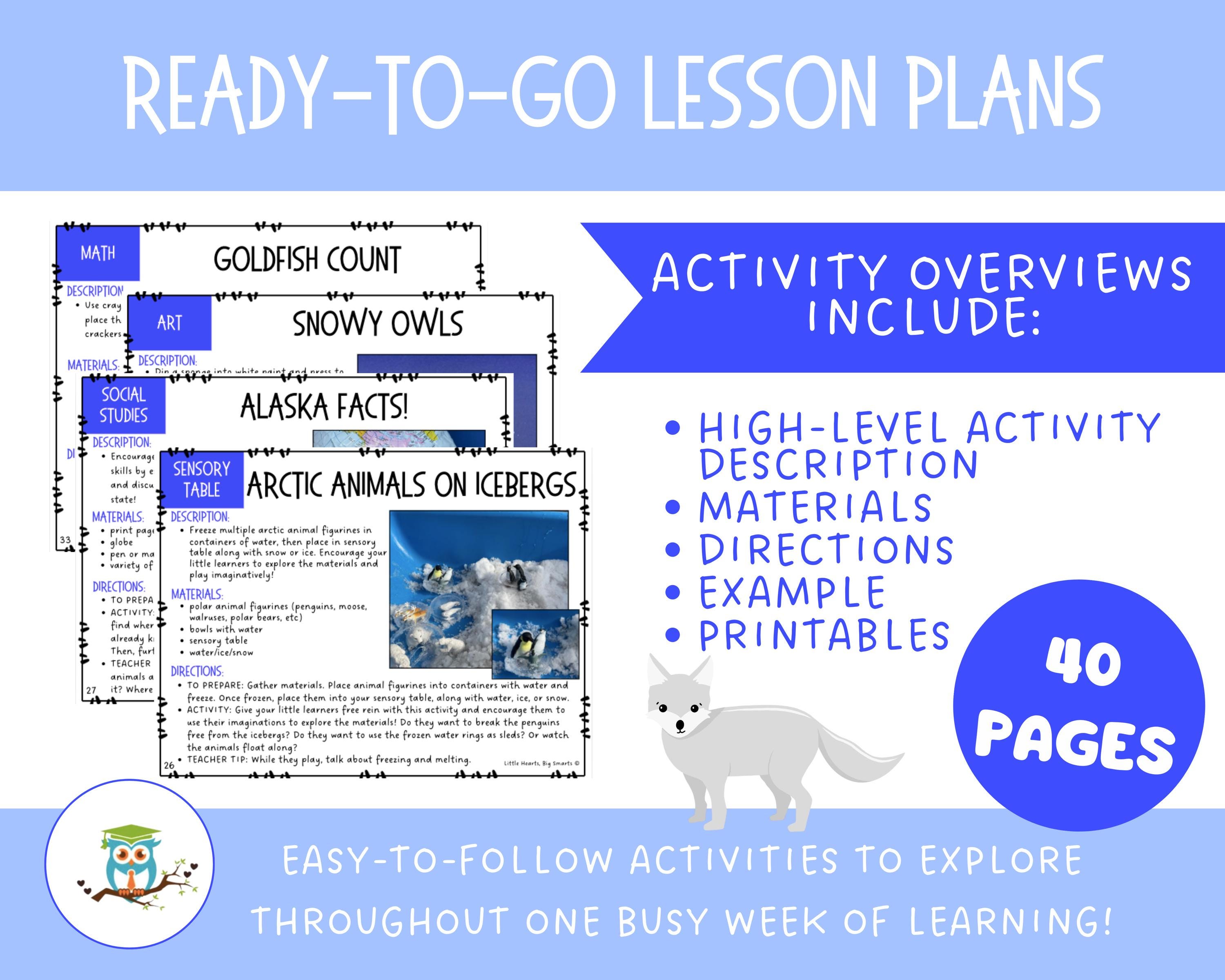 Arctic Animals Pre-k Activities Toddler Daycare Lesson Plans Polar Bear ...