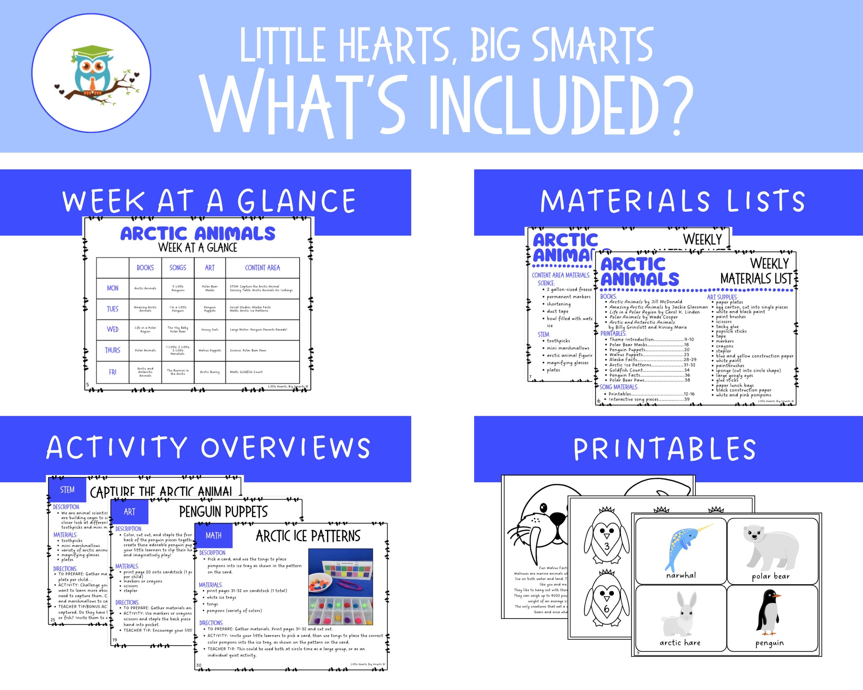 Arctic Animals Pre-k Activities Toddler Daycare Lesson Plans Polar Bear ...