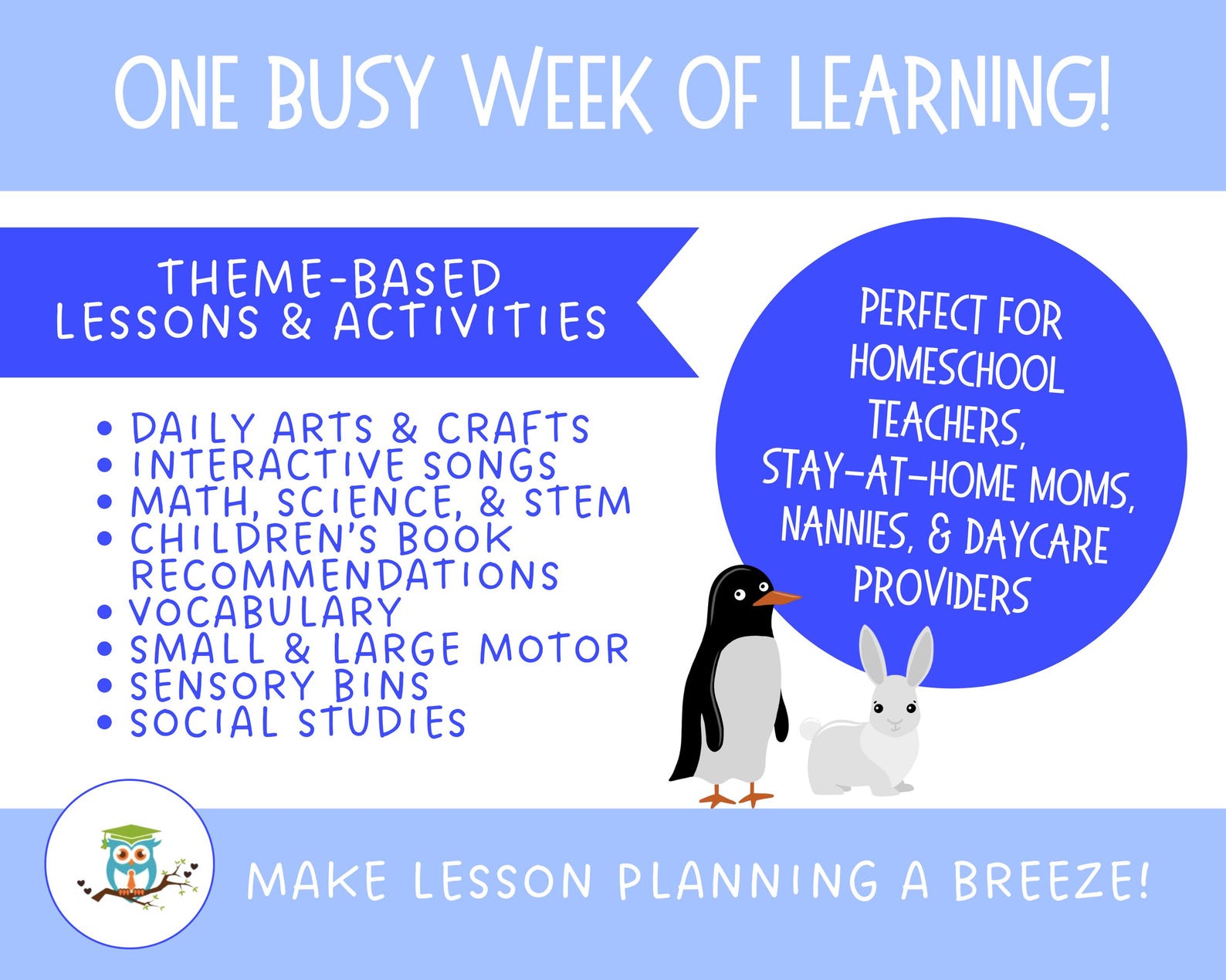 Arctic Animals Preschool Curriculum: Winter Theme Activities (printable ...