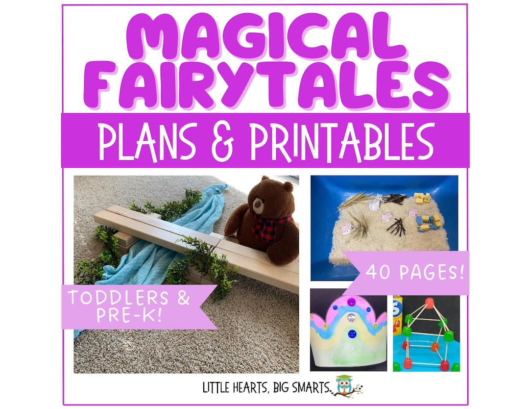 Fairytale Stories Pre-k Activities Book-focused Homeschool Curriculum ...