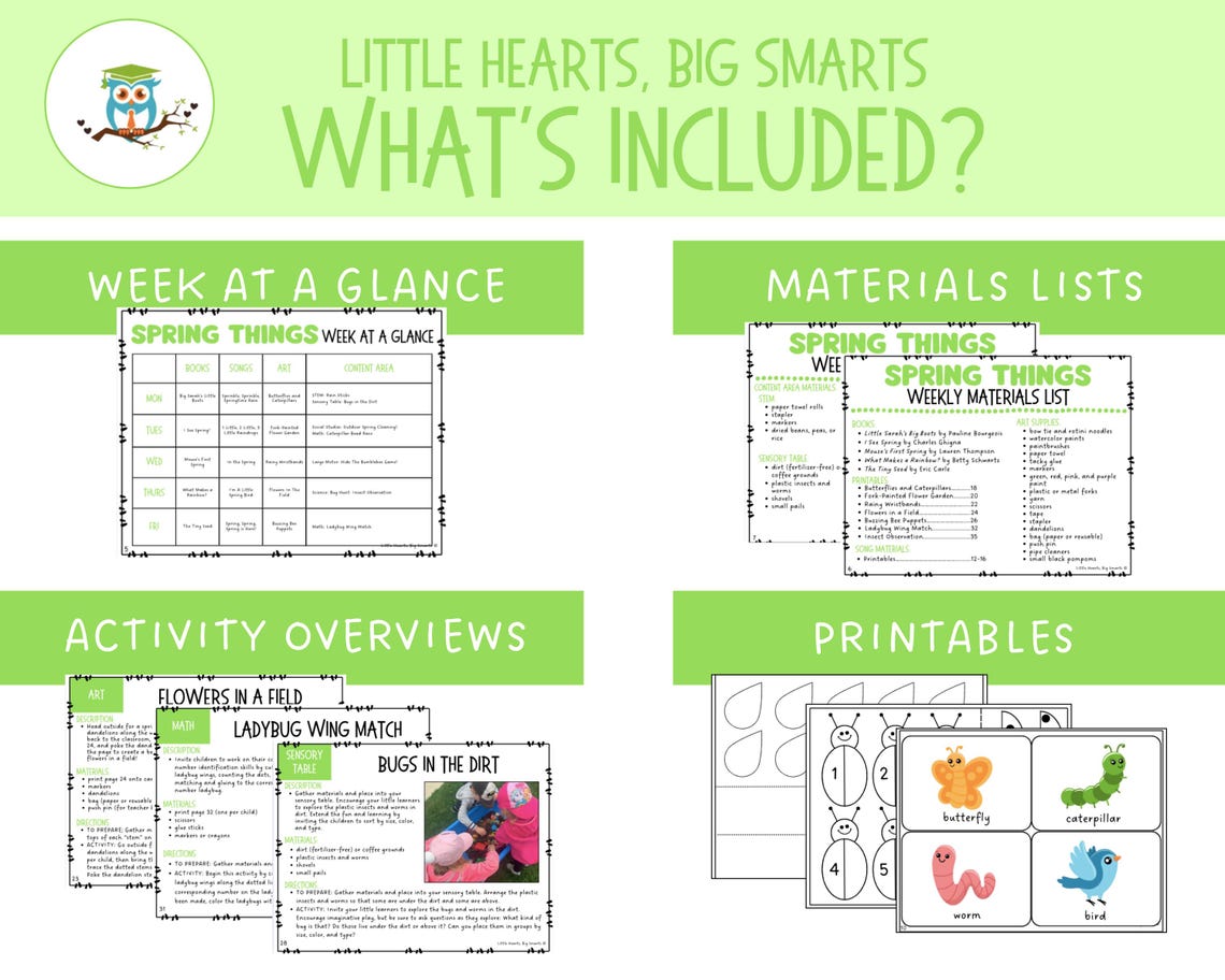 Spring Preschool Lesson Plans | Toddler Activities | Bugs, Sunshine ...