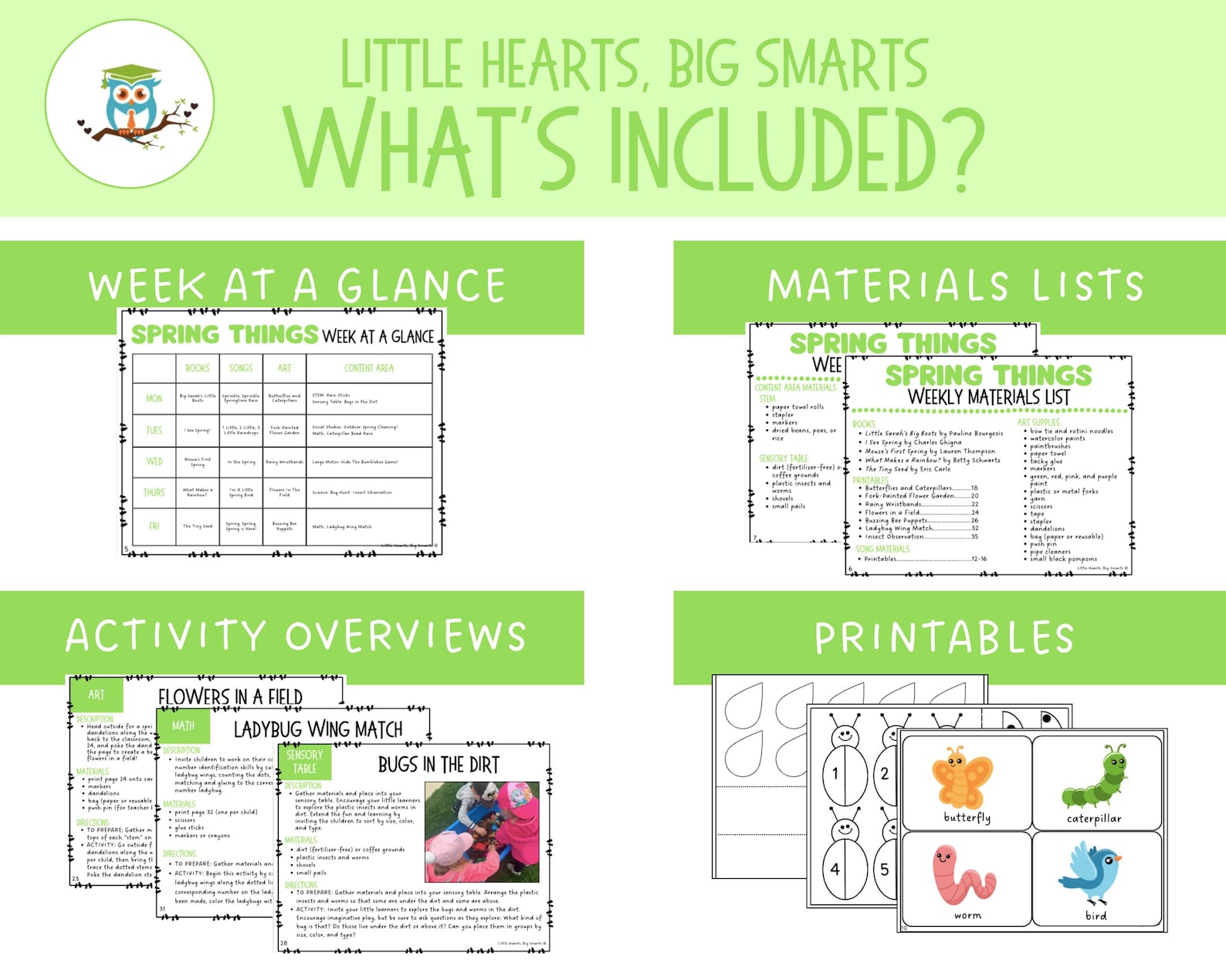 Spring Preschool Lesson Plans | Toddler Activities | Bugs, Sunshine ...