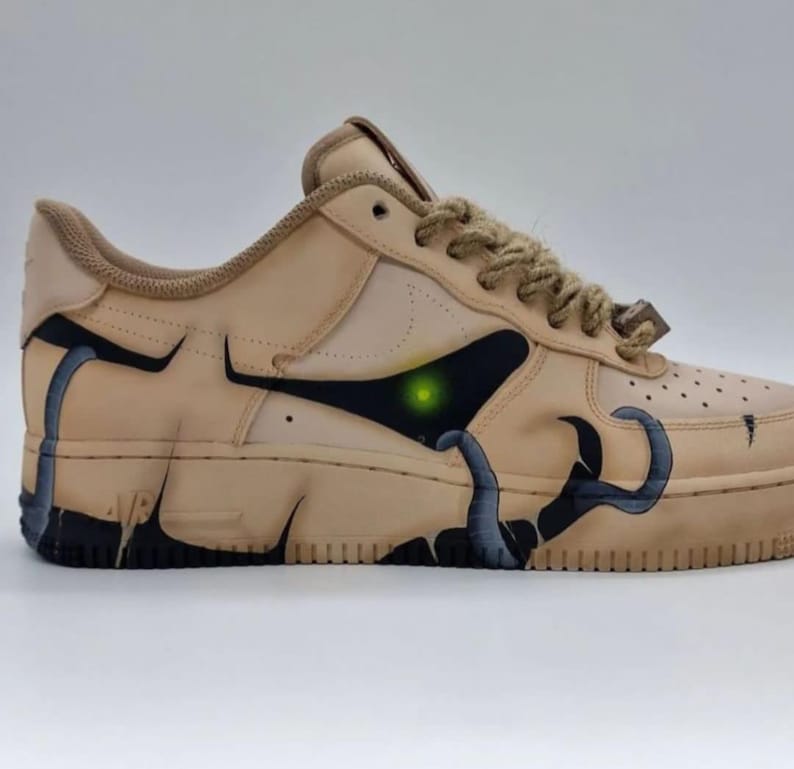 Air Force 1 Oogie Boogie Custom Hand-painted Halloween - Etsy