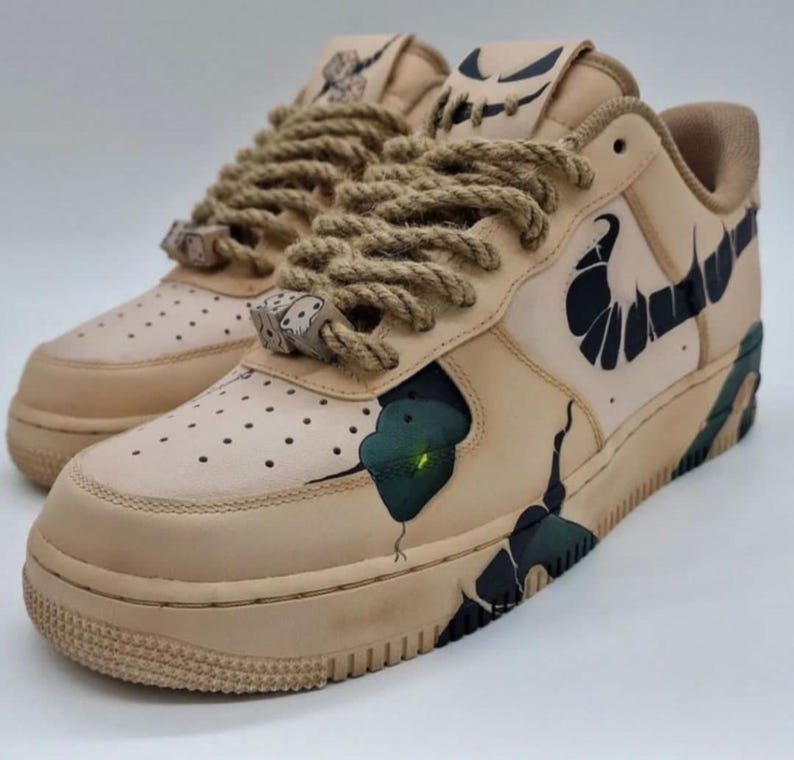 Custom Air Force 1 Custom Nike Shoes Custom Sneakers Oogie Boogie ...