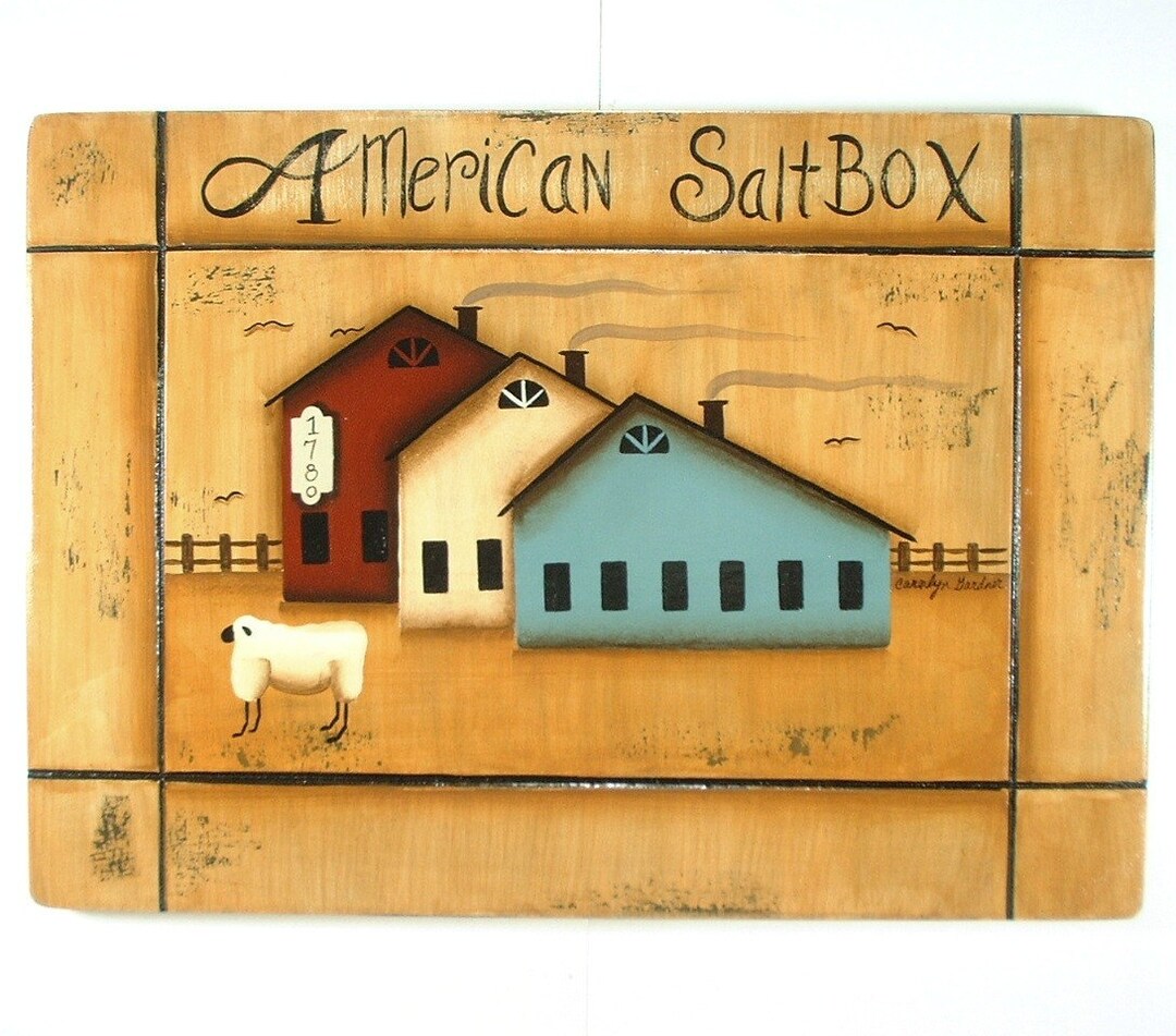 Primitive Barns 463, Salt Box Barns in America, Country Primitives ...