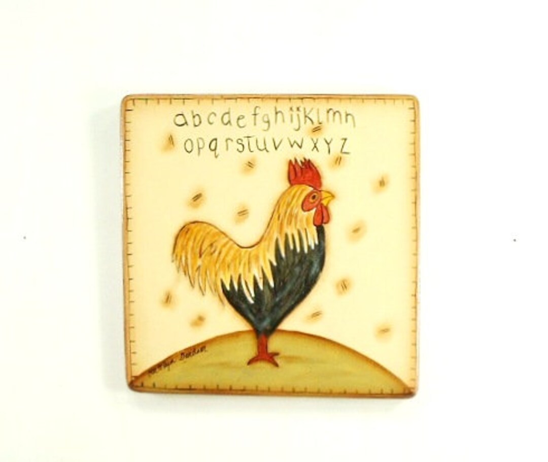 My Rooster 742, Country Primitive Style Design, Quality Craftsman and Artist - Etsy