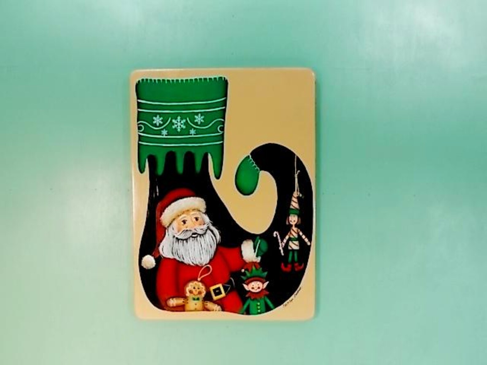 Puppet Master Santa #239, Stocking Shape With Puppets, Country ...