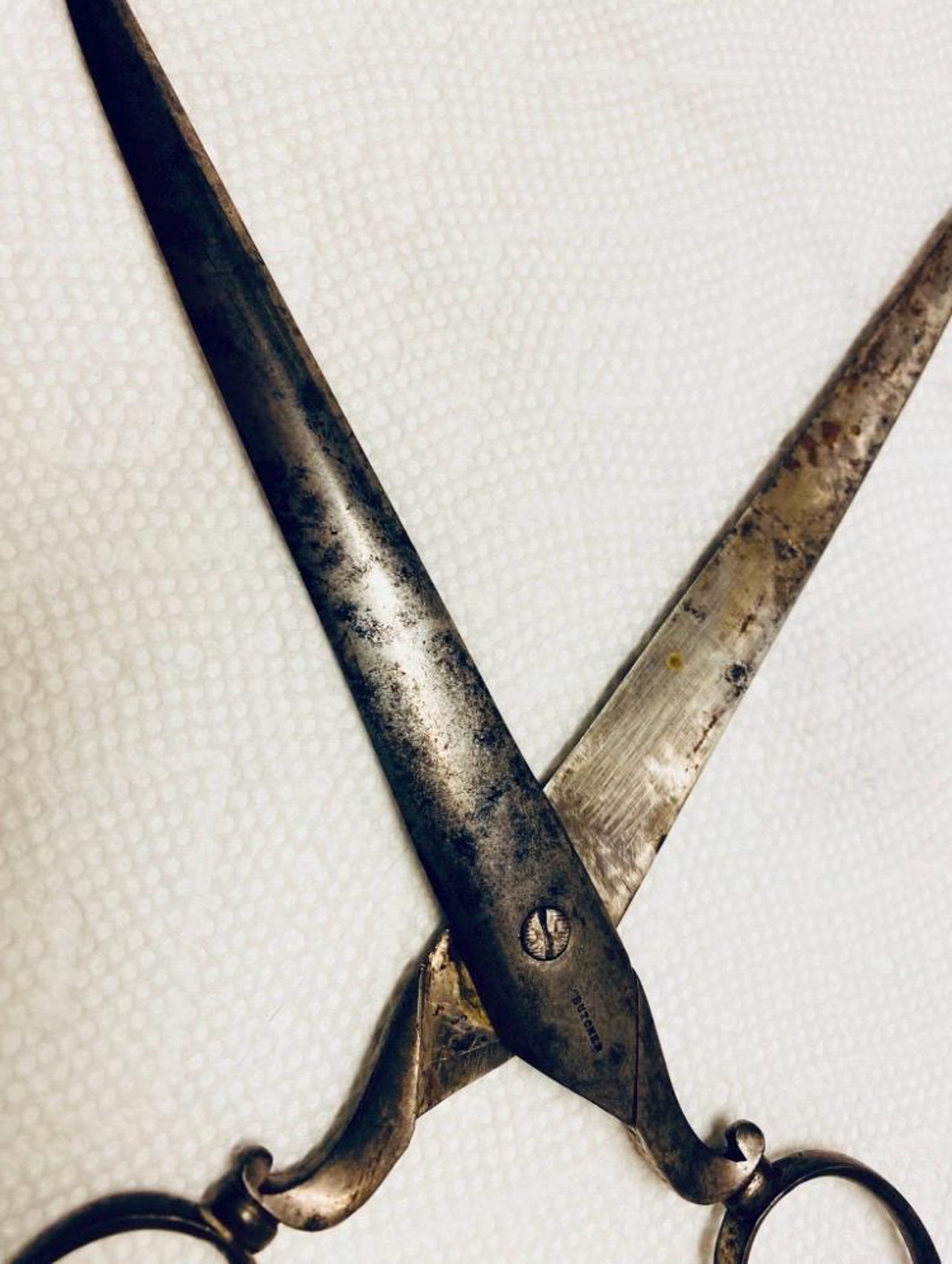 Vintage Antique W Butcher Steel Scissors 8 Inches Rare HTF 1800s - Etsy