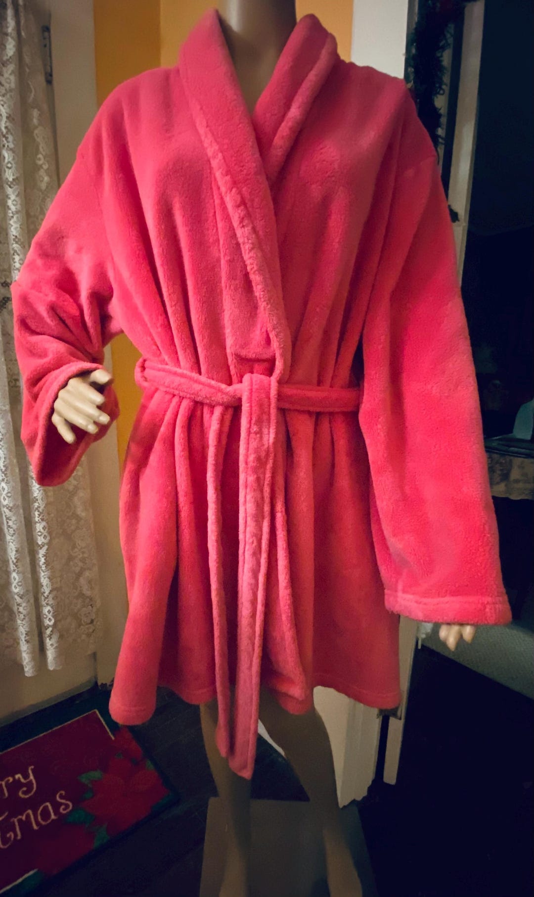 Vintage 1990s - 2000s Pink Fluffy Soft Robe Sweet by Age Group Size XL ...