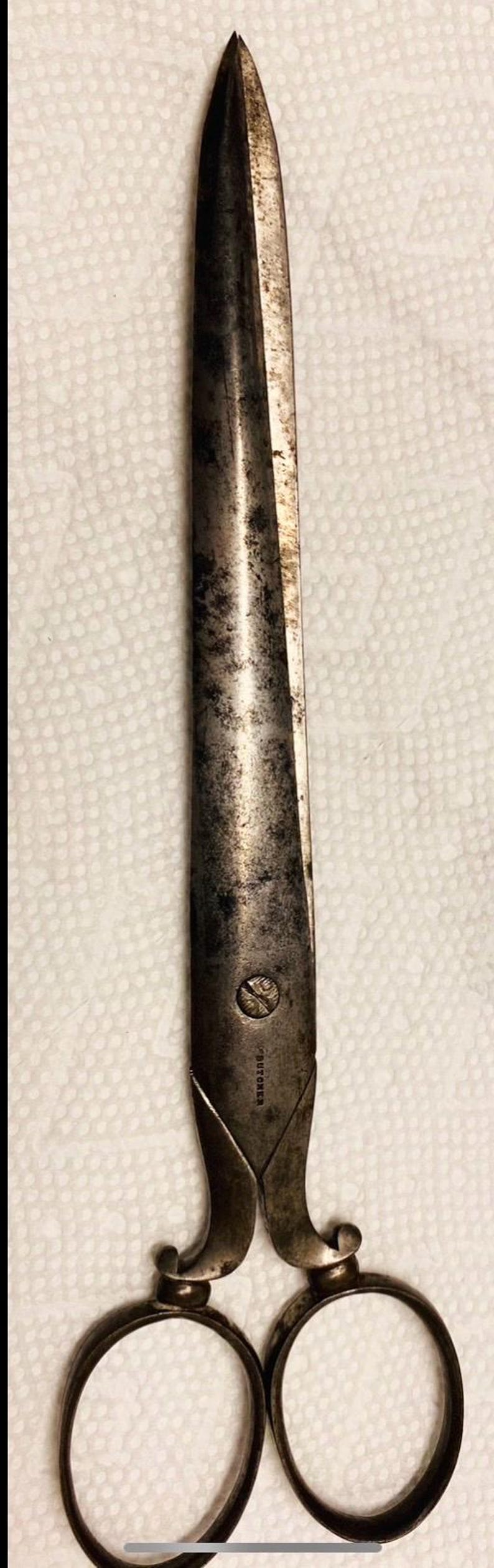 Vintage Antique W Butcher Steel Scissors 8 Inches Rare HTF 1800s - Etsy