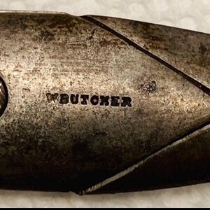 Vintage Antique W Butcher Steel Scissors 8 Inches Rare HTF 1800s - Etsy