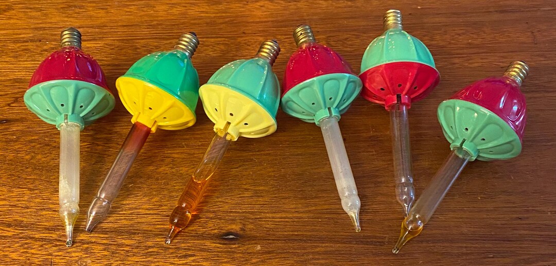 Vintage Snowball Sugared Lighted Ice Lights Bulbs 8 Pack - Etsy