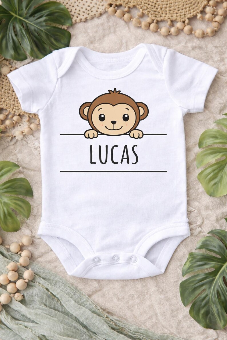 Custom Animal-themed Baby Onesies – Adorable Personalized Baby Outfit ...