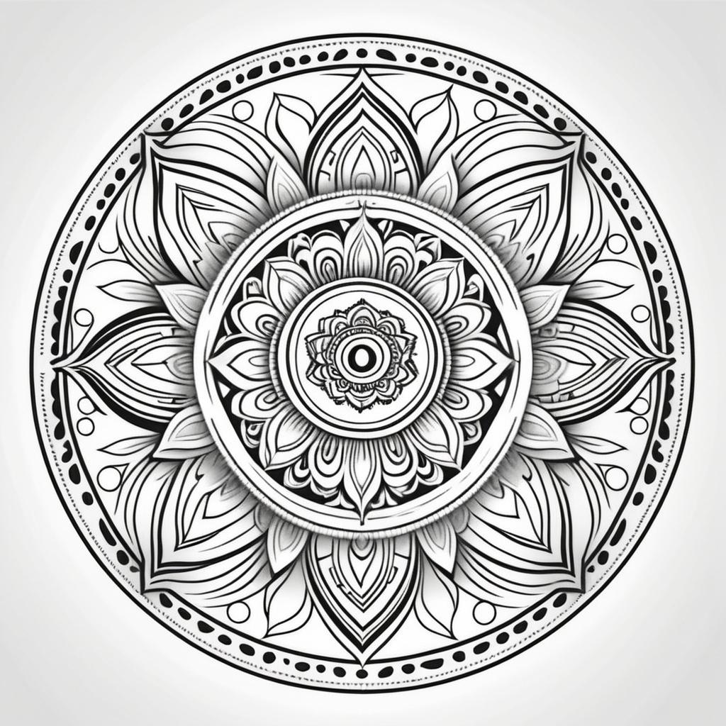 Mandala Mindfulness Coloring Book for Relaxation | Printable Adult ...