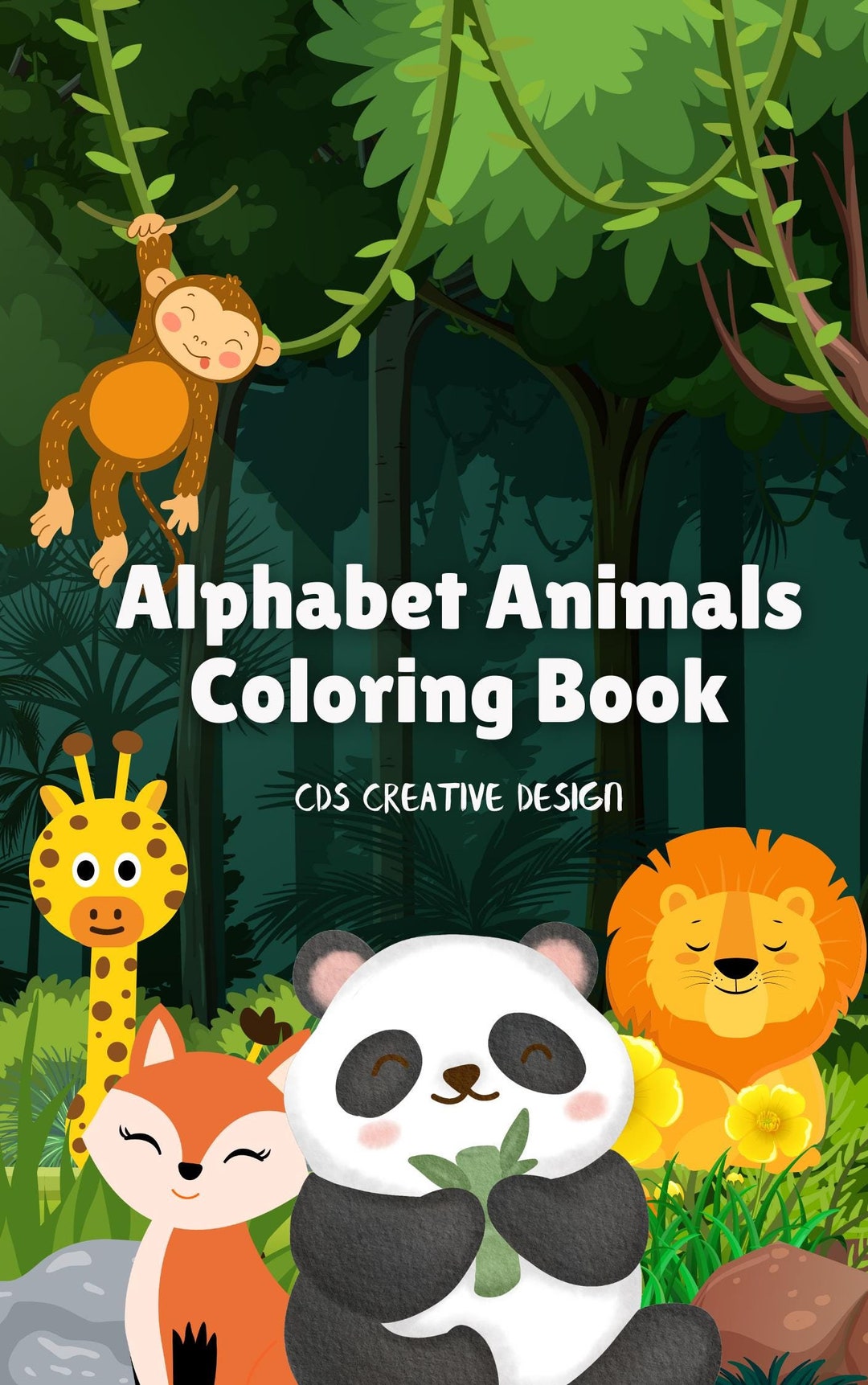 Alphabet Animals Coloring Book for Kids | Fun and Educational ABC ...