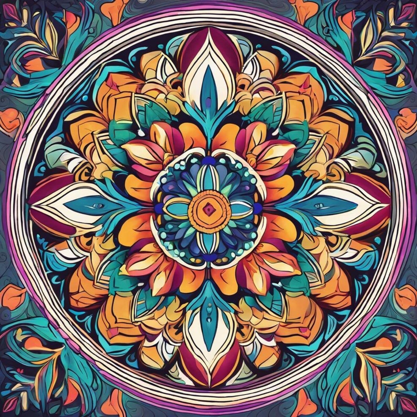 Mandala Mindfulness Coloring Book for Relaxation | Printable Adult ...