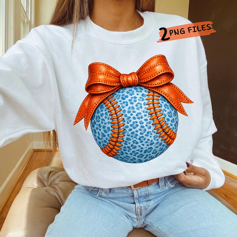 Leopard Baseball Ball PNG, Leopard Print Design, Coquette Bow Baseball ...
