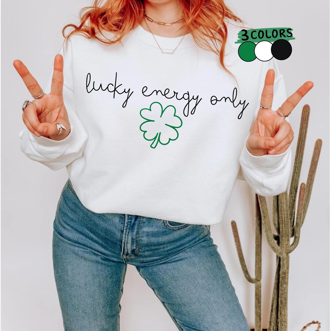 Lucky Png, Shamrock Png, Lucky Energy Only, St Patricks Day Aesthetic ...