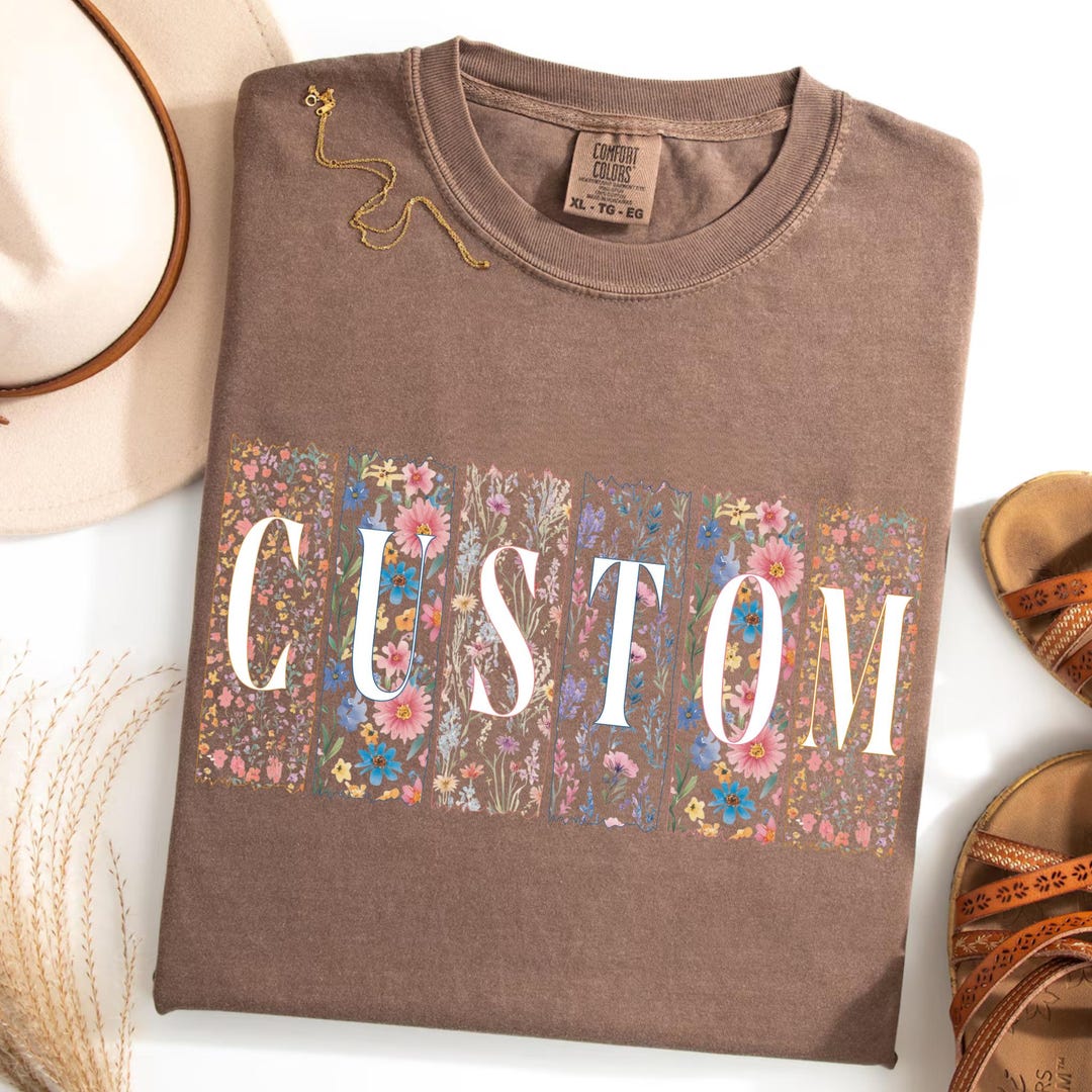 Custom Name Boho Floral Png, Spring Floral Png, Preppy Design Png, Mama ...
