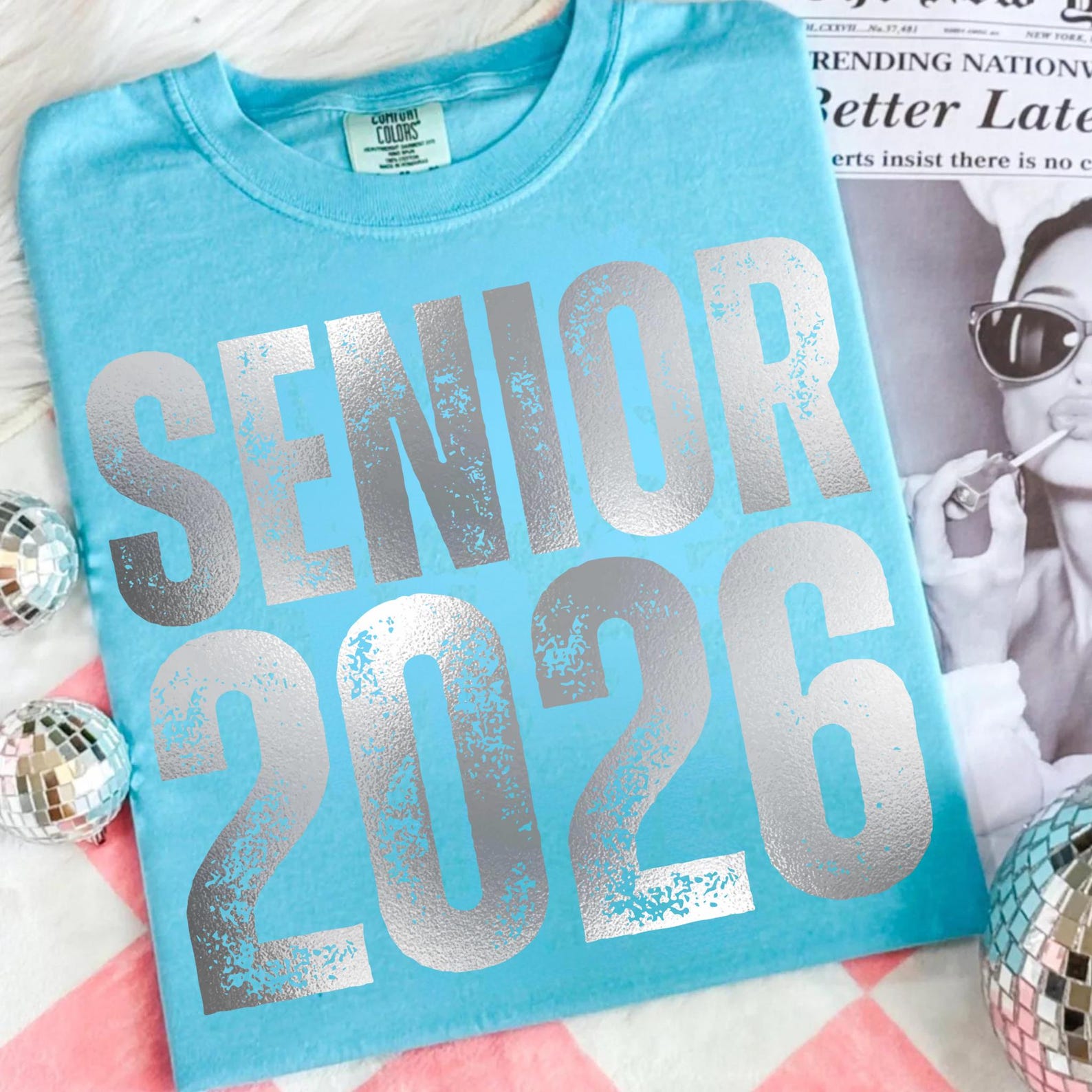 Distressed Senior 2026 PNG, Glitter Senior Png, Graduation Shirt Png - Etsy