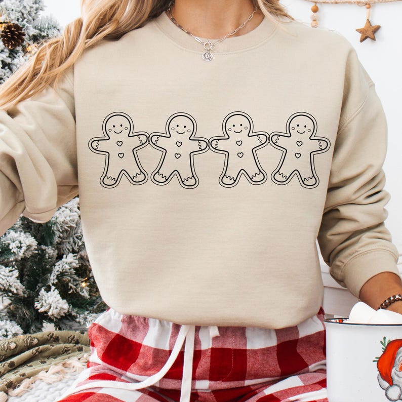 Gingerbread Man Png, Christmas Cookie Sublimation Design, Gingerbread ...