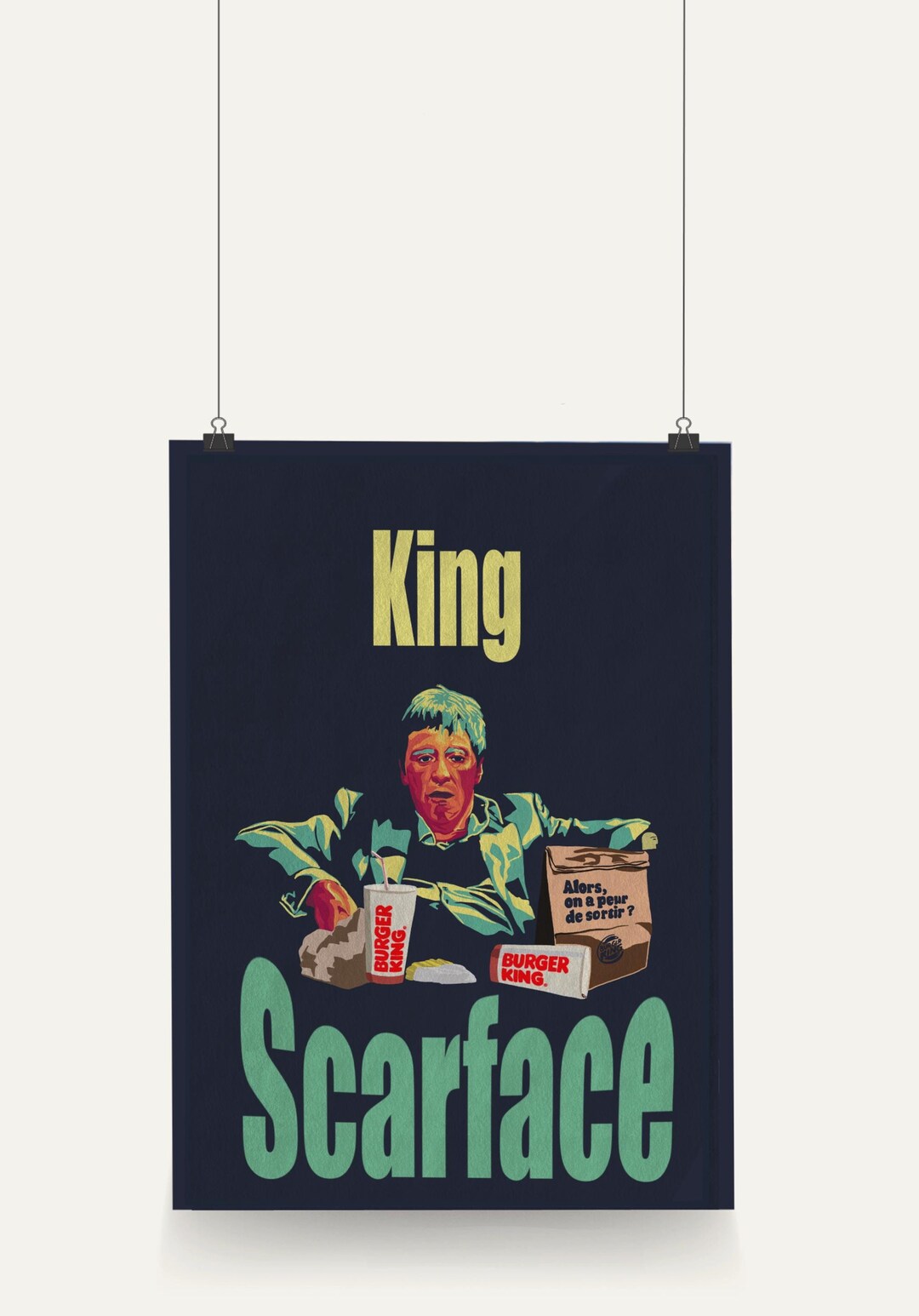 Poster King Scarface, Headburstdesign, Wallpaper Film, Poster Movie ...