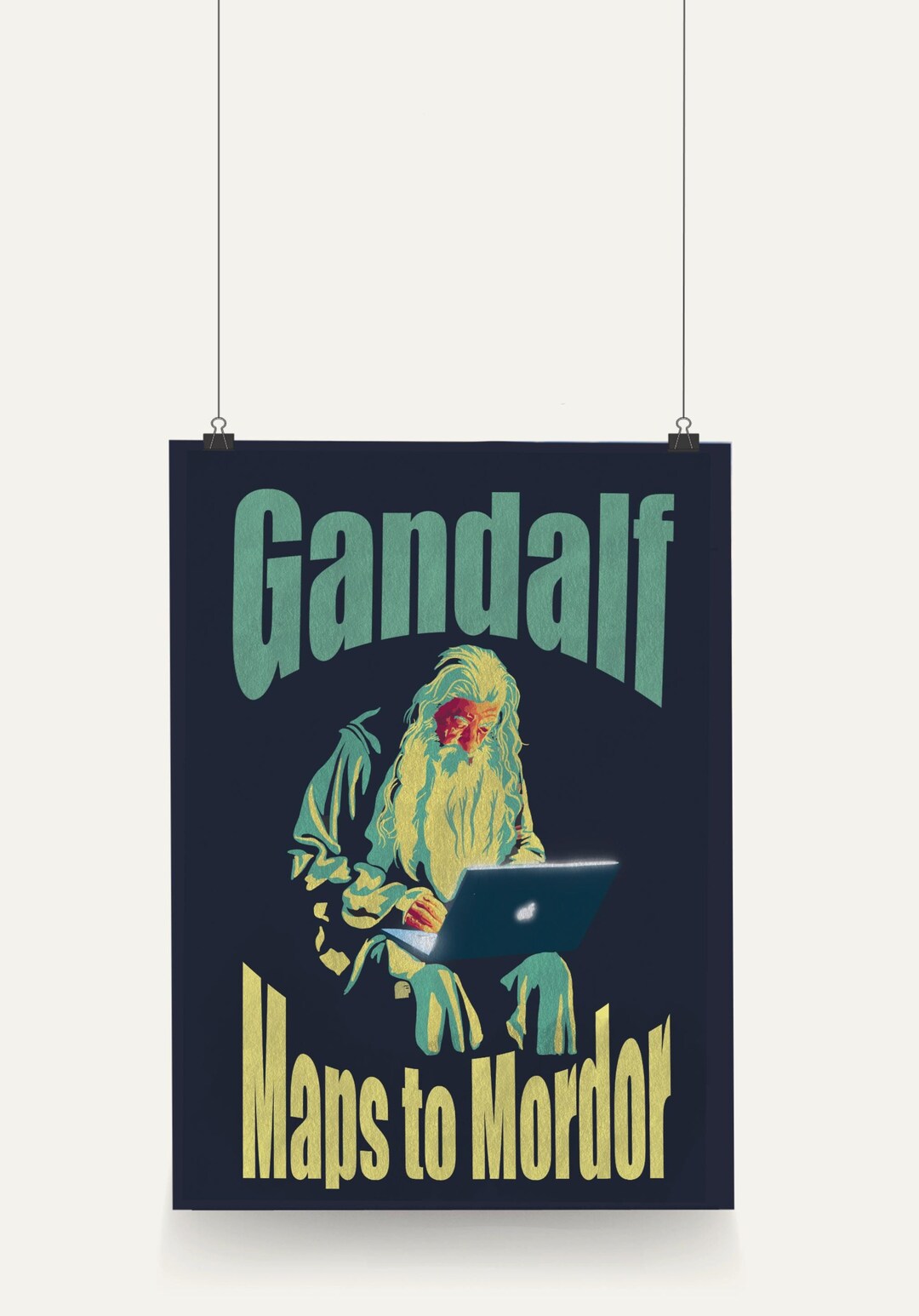 Poster Gandalf Maps to Mordor, Poster Lords of the Rings, Lord of the ...