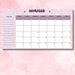 2025 Minimalist Boho Printable Calendar, Monthly Planner With To-do ...