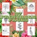 Tropical Flowers Coloring Pages, Printable Digital Download, Digital ...