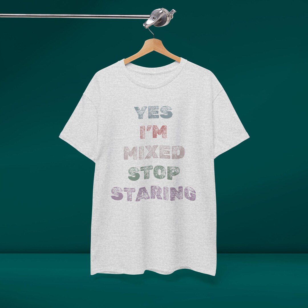 Mixed Heritage Unisex Tee, Multiracial Tshirt, Ethnic Pride Shirt ...
