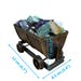 Handmade Copper & Brass Miniature Mine Cart With Natural Crystals - Etsy
