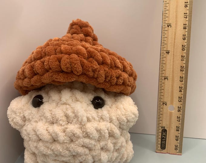 Popping Acorn Boy Plushie - Etsy