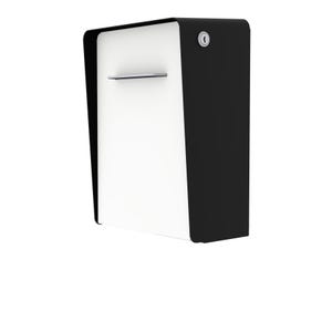 Modern Wall Mounted Mailbox: Mid-century Locking Steel Design - the ...
