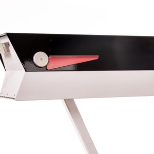 Classic Black/white Mid-century Modern Mailbox — the Original Vintage ...