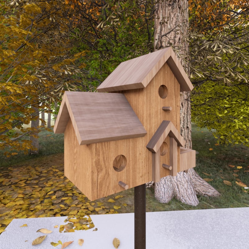 Simple Bird House - Etsy