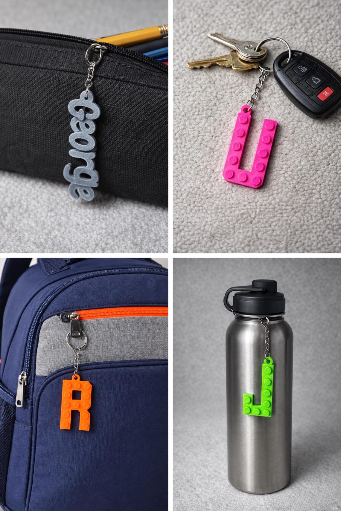 Personalised 3D Printed Name Keychain – Custom Name Keyring - Etsy