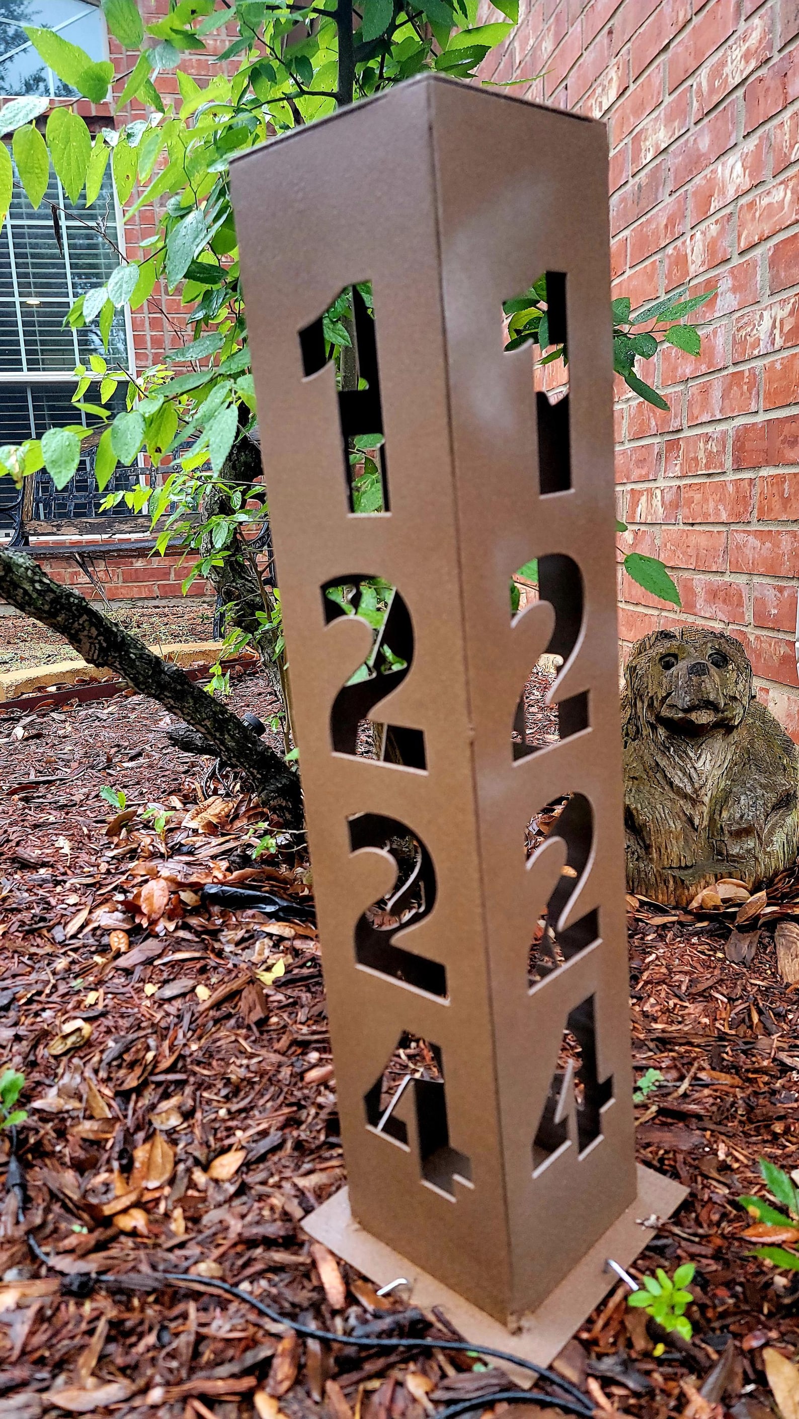 Address Lantern, Luminary, CNC Plasma Cut, Customizable 18", 24" or 30 ...