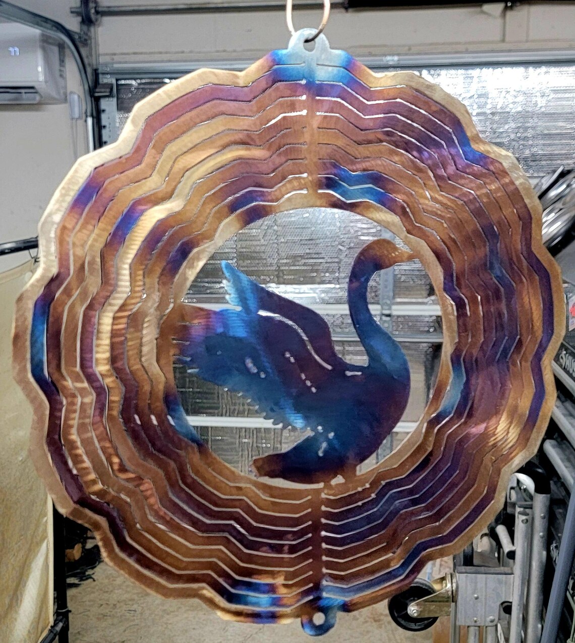 Flying Goose Wind Spinner – Outdoor Metal Art - Etsy
