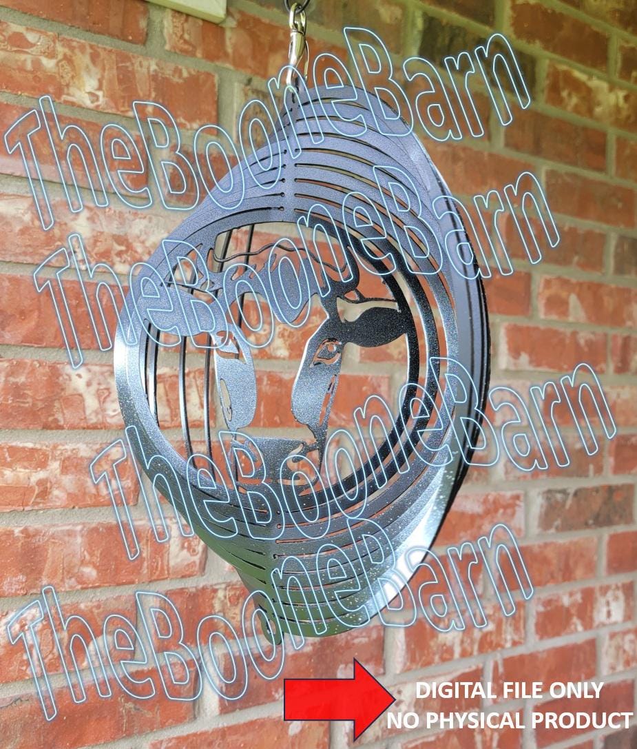 Cow Wind Spinner Cut Files: CNC Plasma Laser SVG DXF (digital Download ...