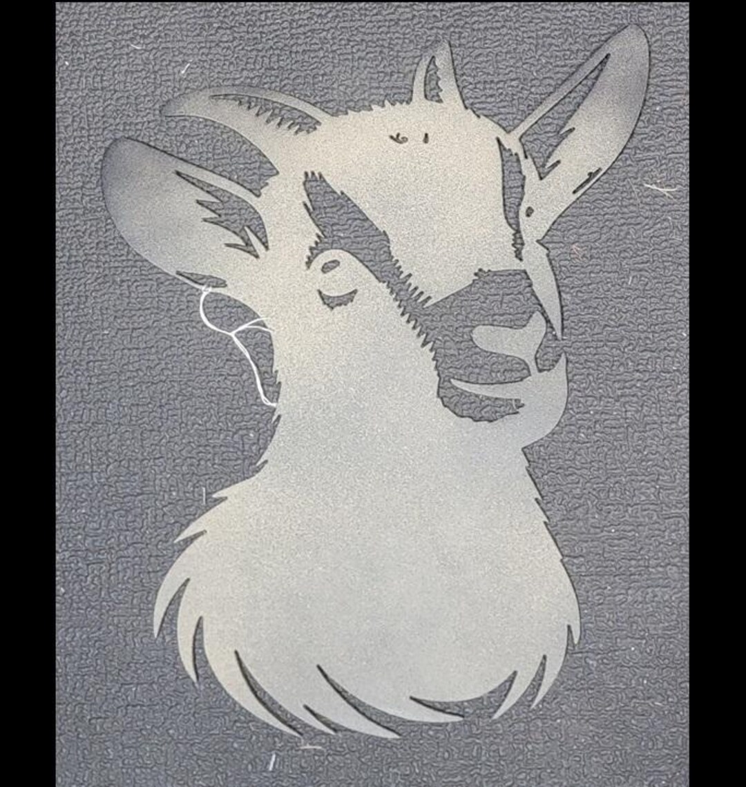 Small Goat Metal Wall Art – Farmhouse Rustic Animal Decor, CNC Plasma ...