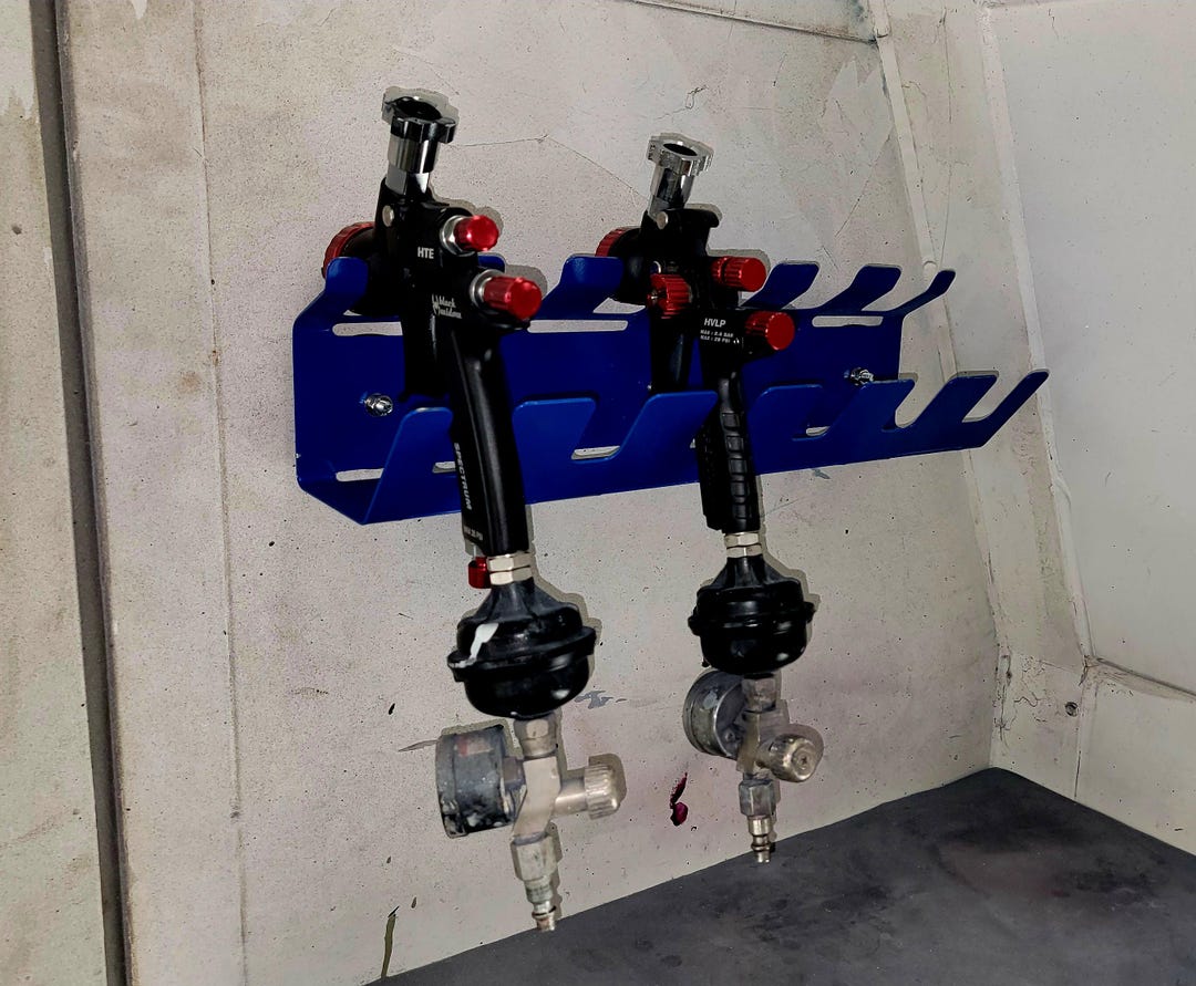 Magnetic Spray Gun Rack – Metal Paint Gun (without Cups) Holder for ...