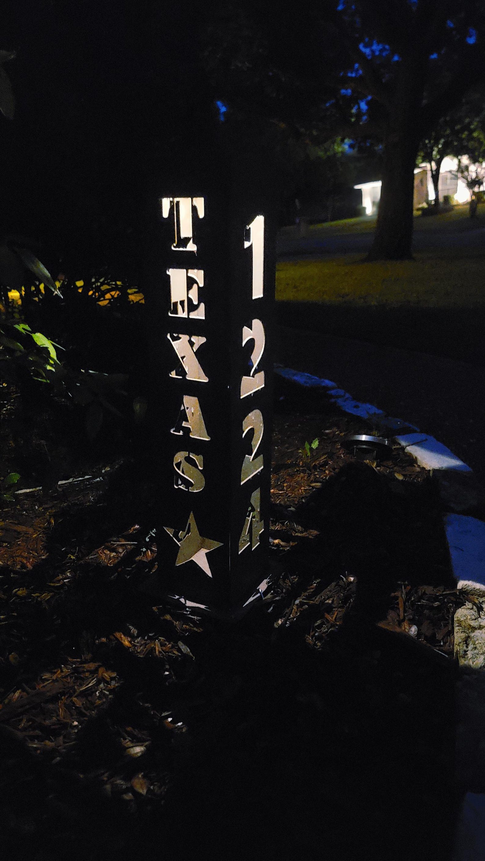 Address Lantern, Luminary, CNC Plasma Cut, Customizable 18", 24" or 30 ...