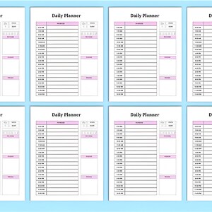 2025 Daily Planner 365 Day Printable Canva Template, Editable Planner ...